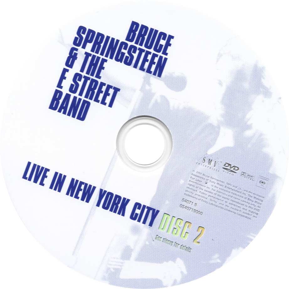 Bruce Springsteen Live In New York City : DVD 2 | DVD Covers | Cover ...